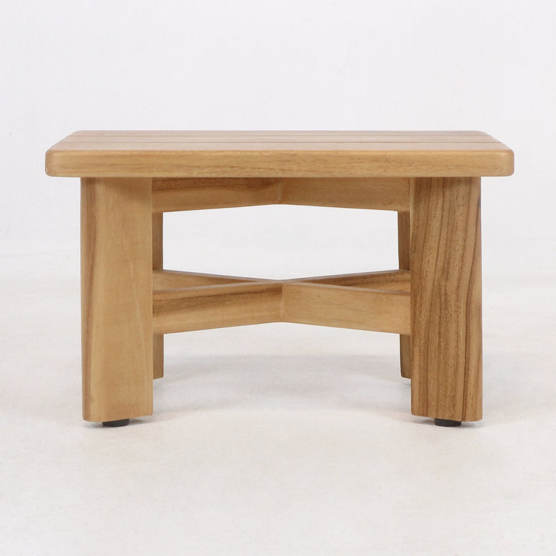 Isla Teak Shower Stool - INTERIORTONIC - Interior Tonic
