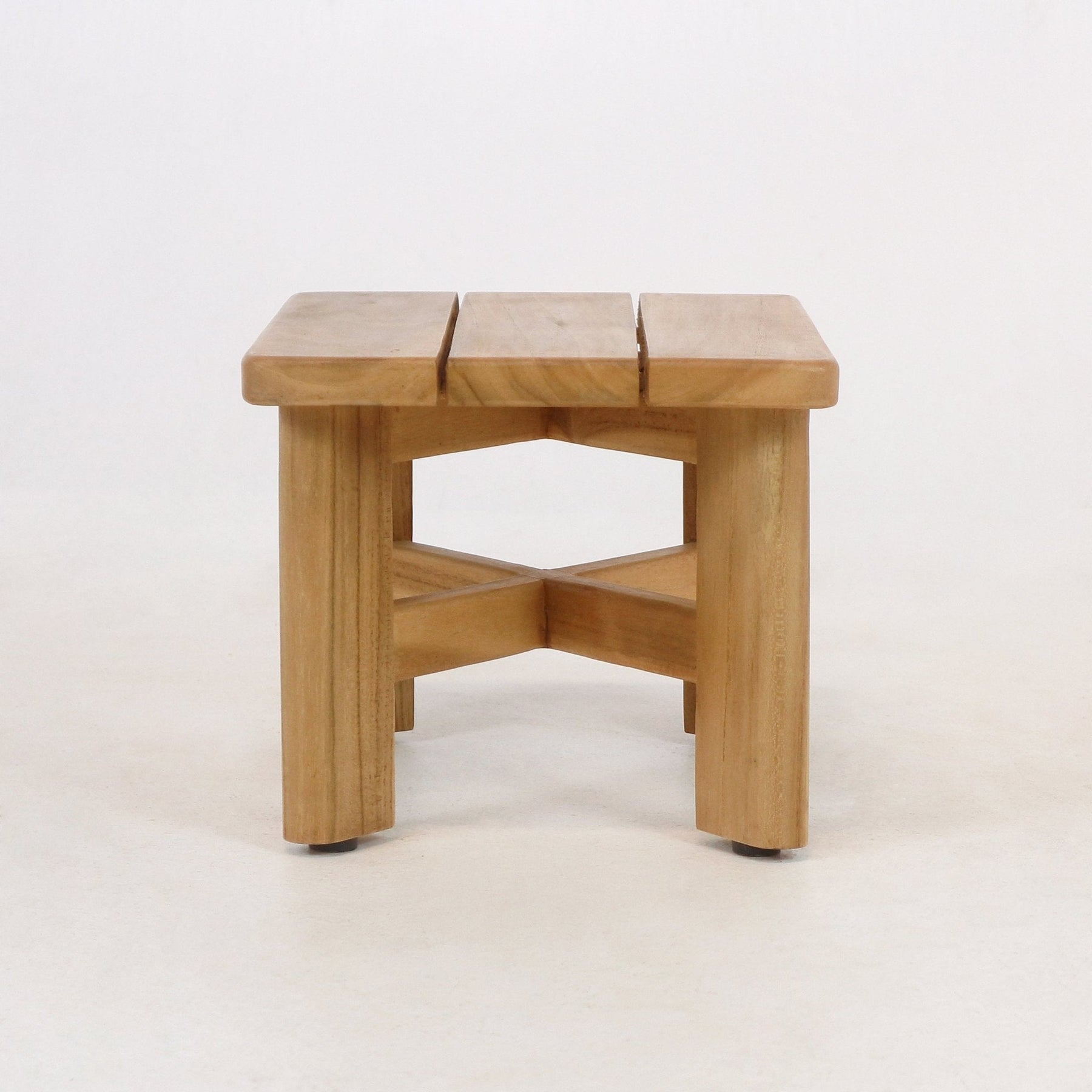 Isla Teak Shower Stool - INTERIORTONIC - Interior Tonic