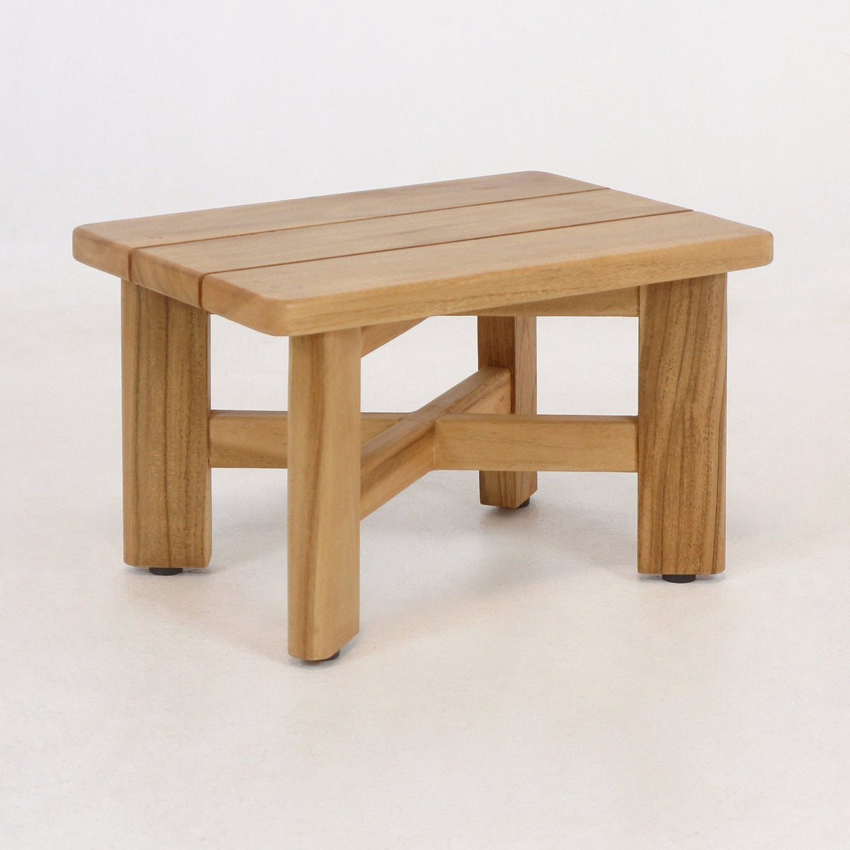 Isla Teak Shower Stool - INTERIORTONIC - Interior Tonic