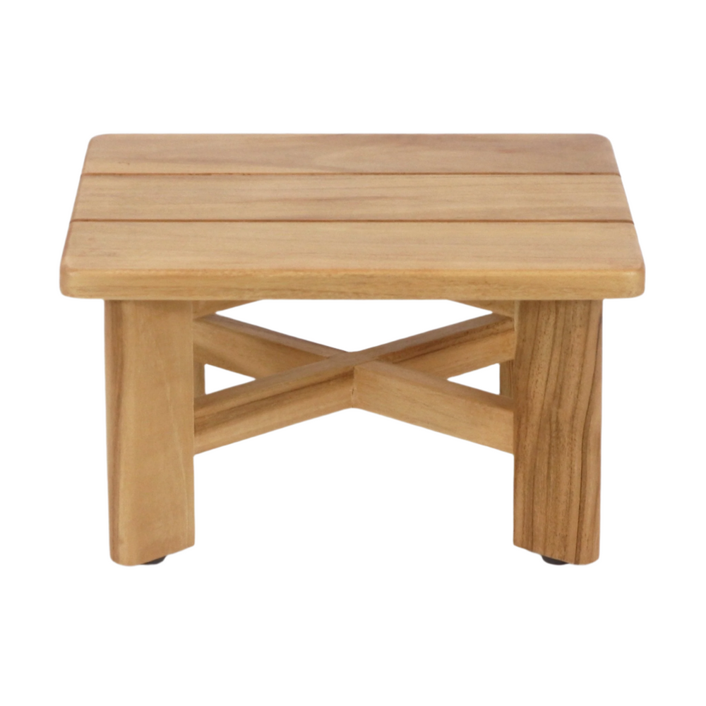 Isla Teak Shower Stool - Compact Teak Bathroom Stool